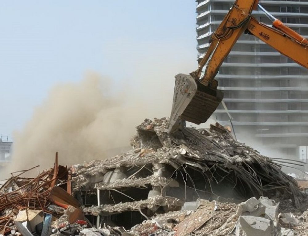 The safety precautions that must be taken during demolition and excavation